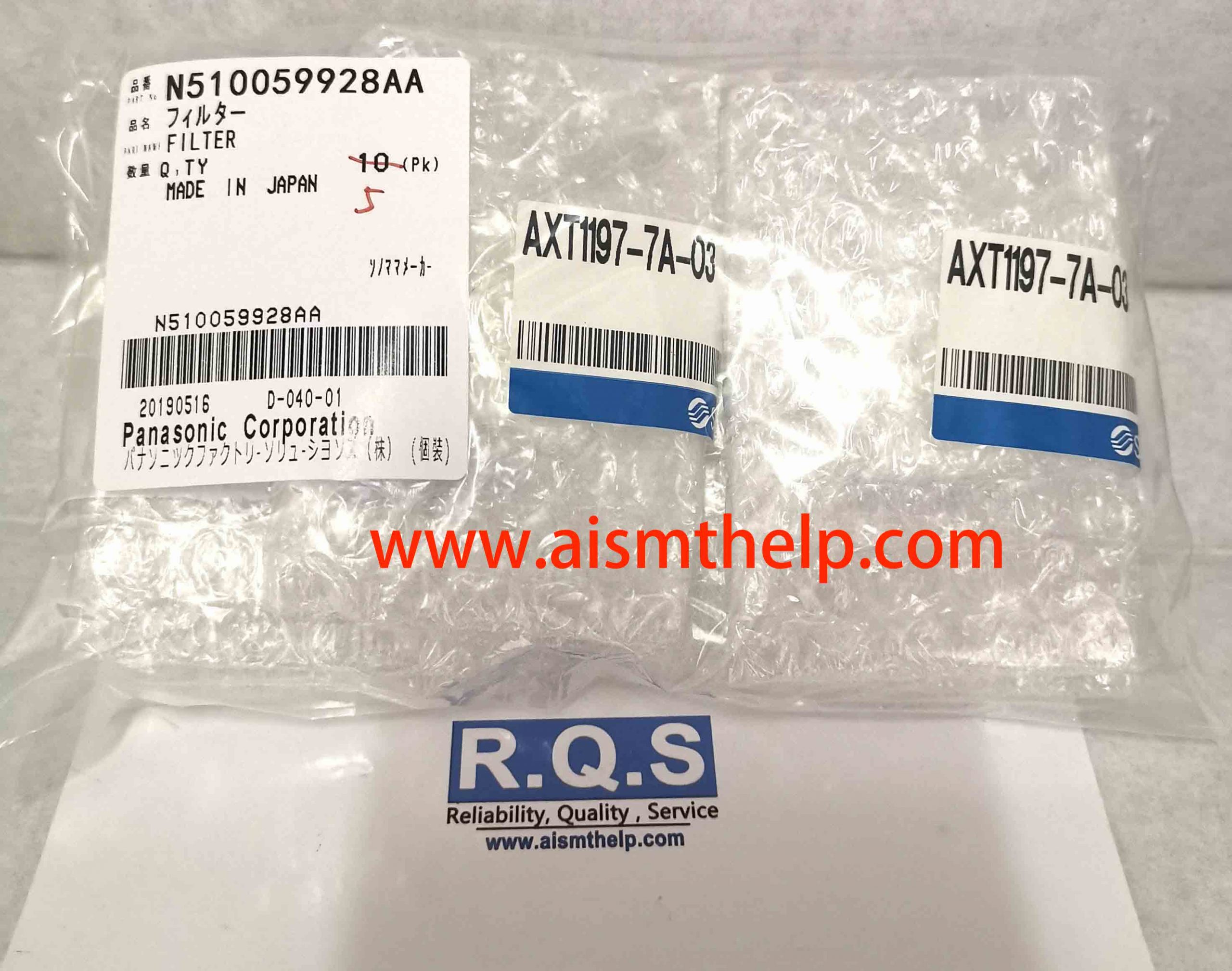 Panasonic AXT1197-7A-03 N510059928AA FILTER – AI | SMT spare parts丨 ...
