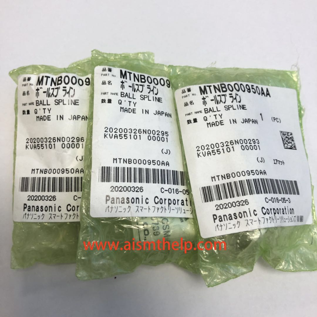 Panasonic MTNB000950AA BALL SPLINE – AI | SMT spare parts丨Electronic ...