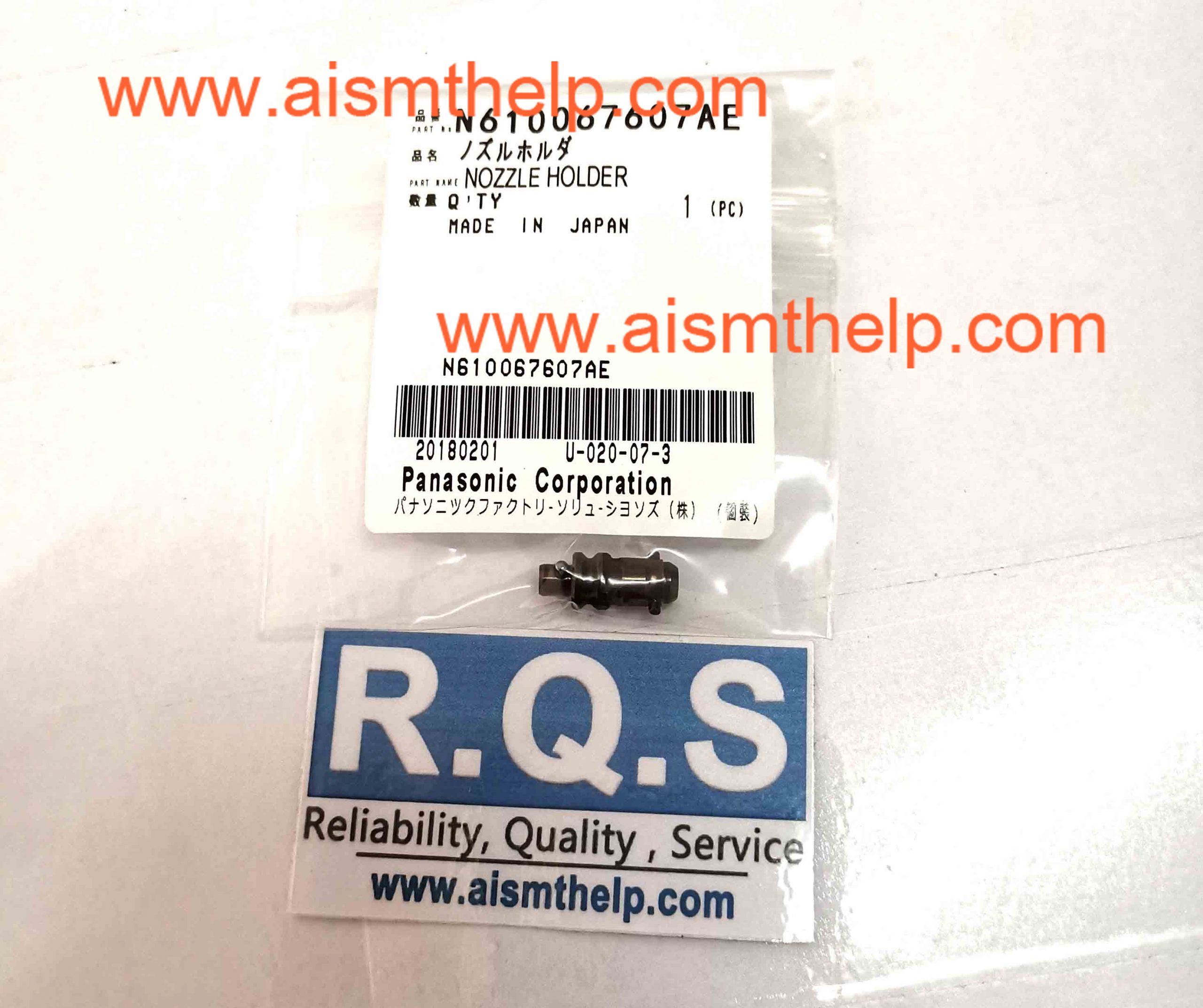 Panasonic N610067607AE NOZZLE HOLDER – AI | SMT spare parts丨Electronic ...
