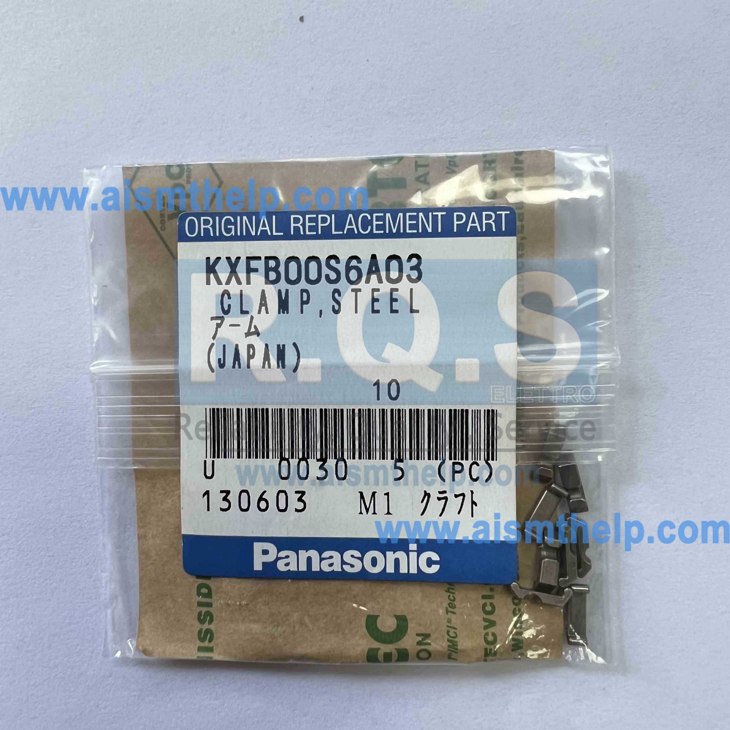 Panasonic SMT Part KXFB00S6A03 CLAMP,STEEL – AI | SMT spare parts丨 ...