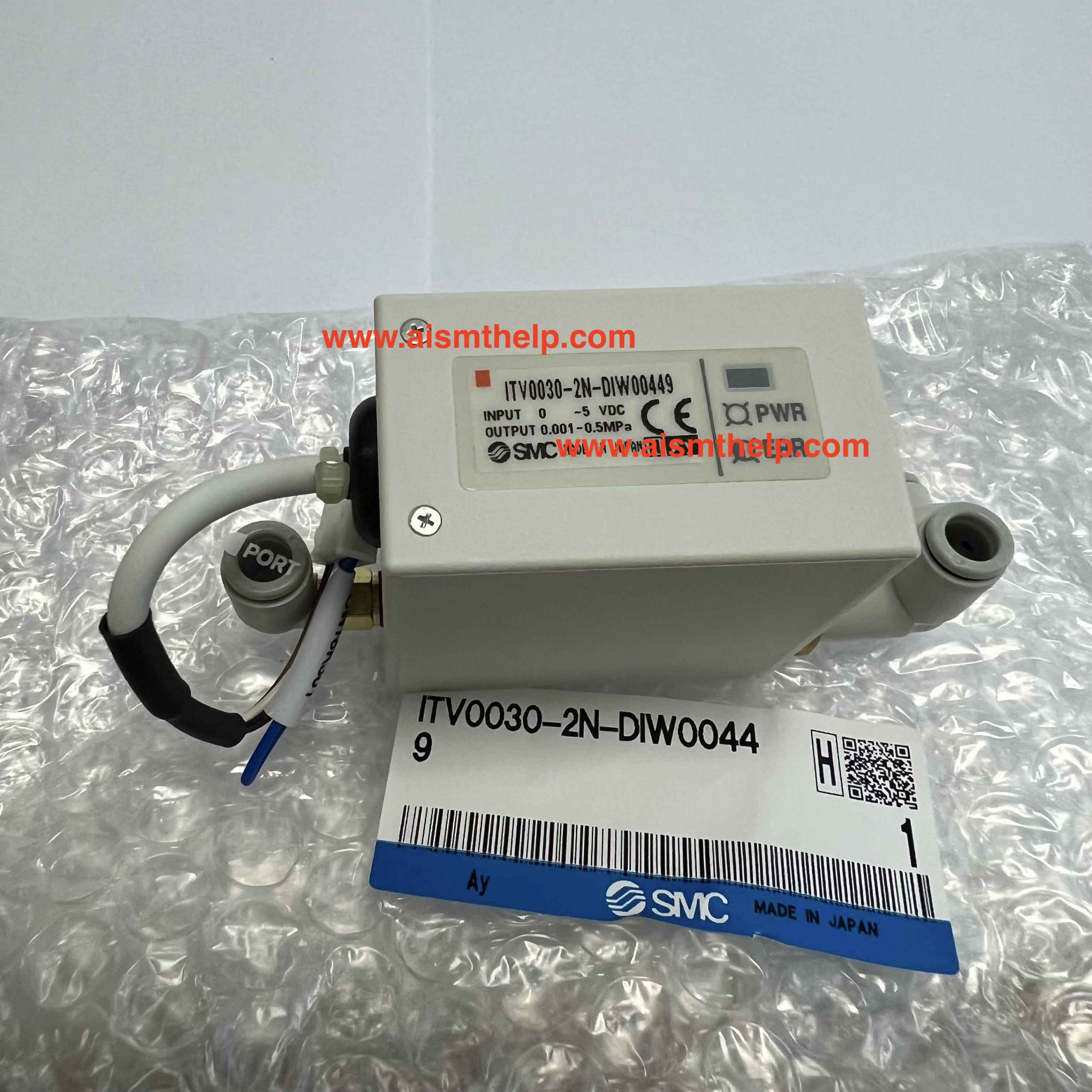 Panasonic SMT MTNP000178AC SMC ITV0030-2N-DIW00449 INPUT 0-5 VDC OUTPUT ...