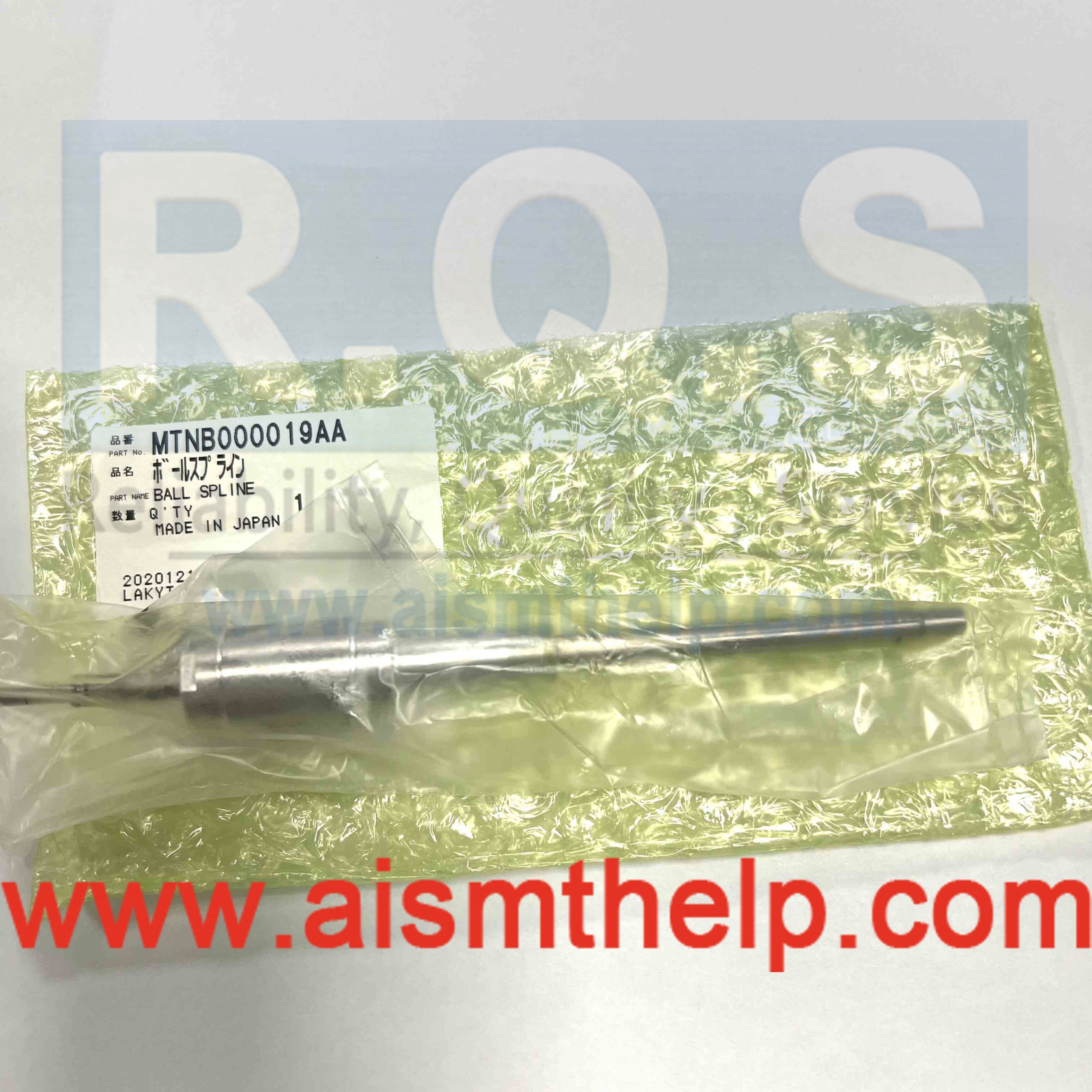 Panasonic SMT Parts MTNB000019AA Nozzle rod BALL SPLINE MADE IN JAPAN ...