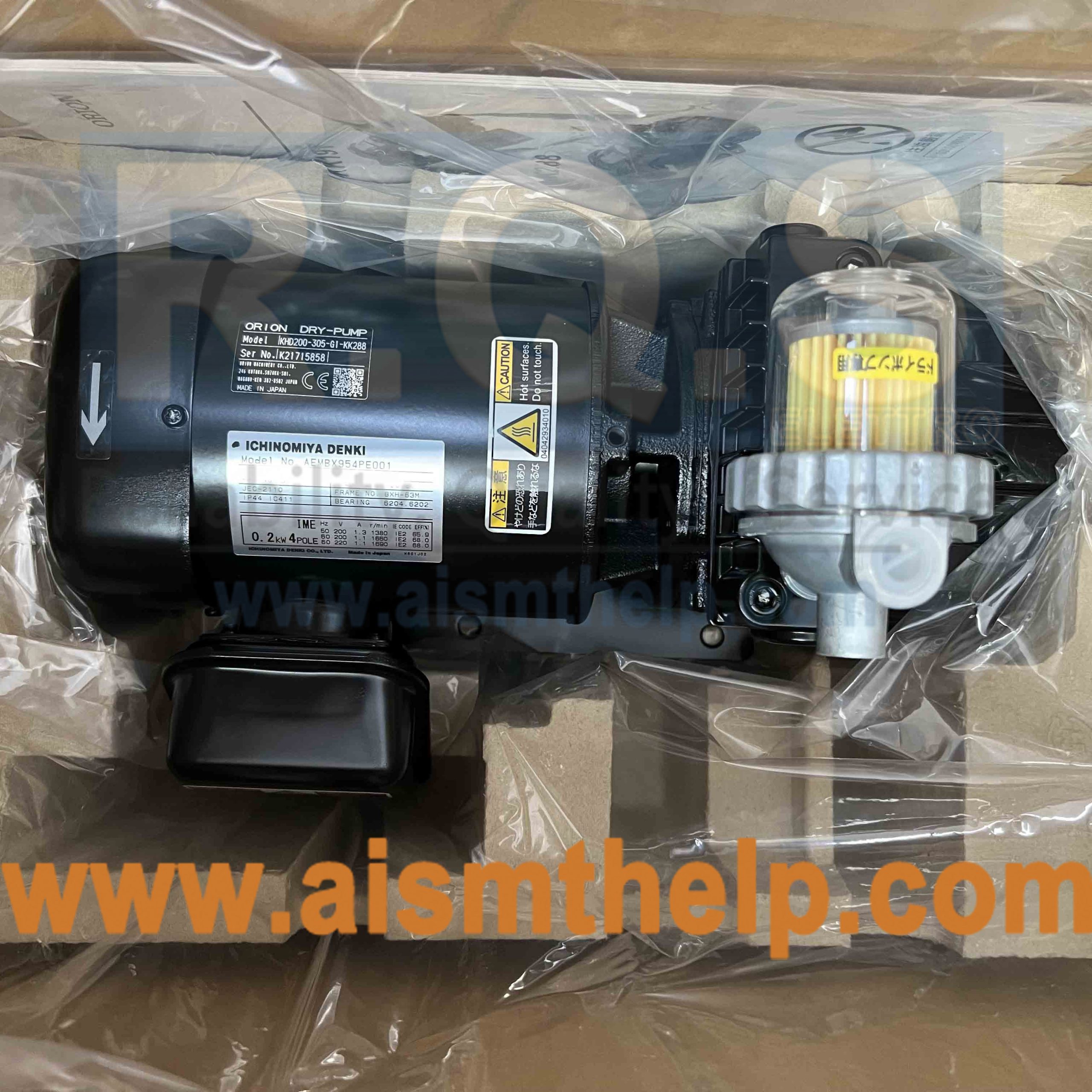 Panasonic SMT Parts MTNP000905AB VACUUM PUMP KHD200-305-G1-KK288. – AI ...